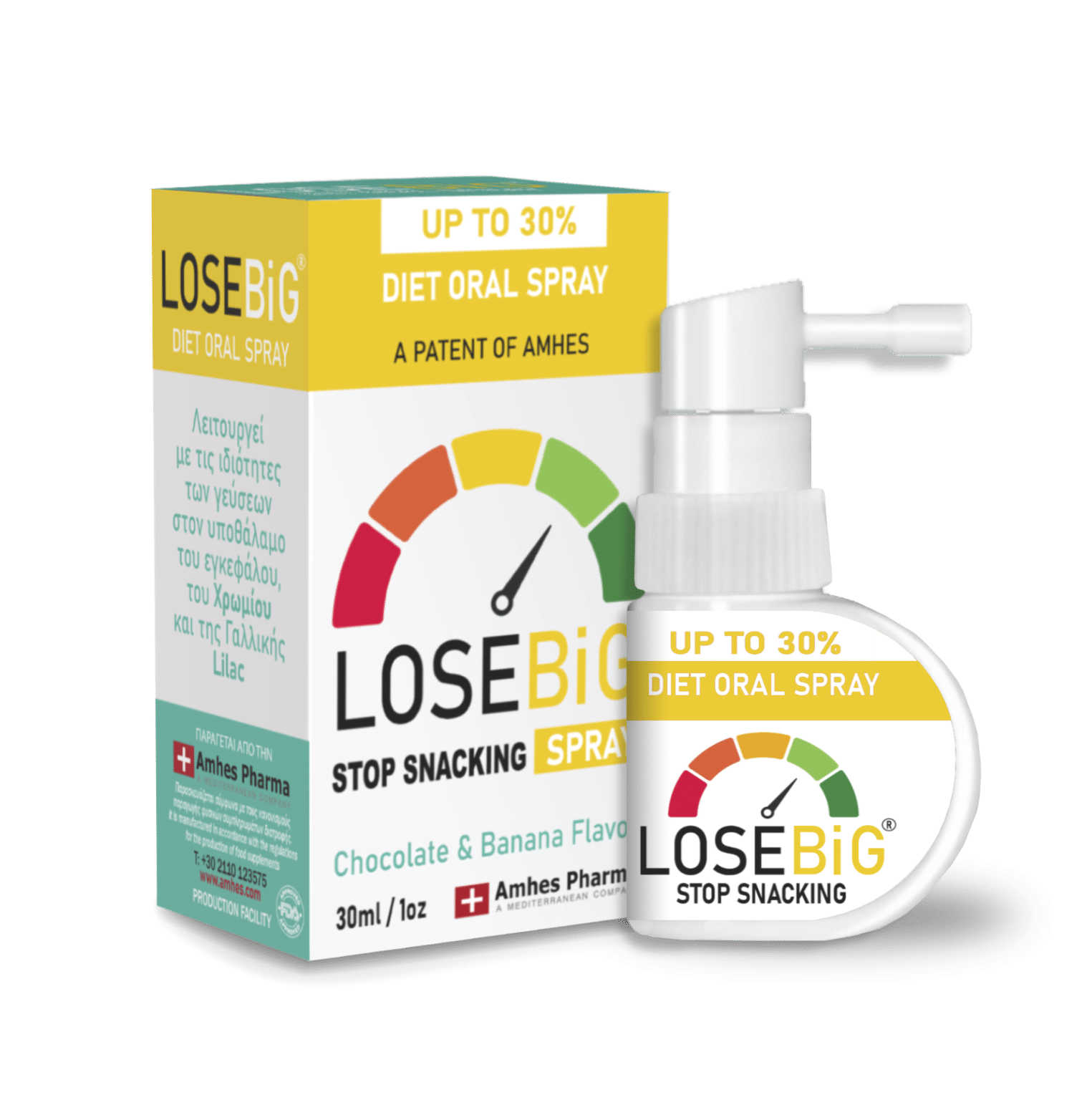 LOSEBiG SPRAY γεύση Μέντα - AMHES.COM